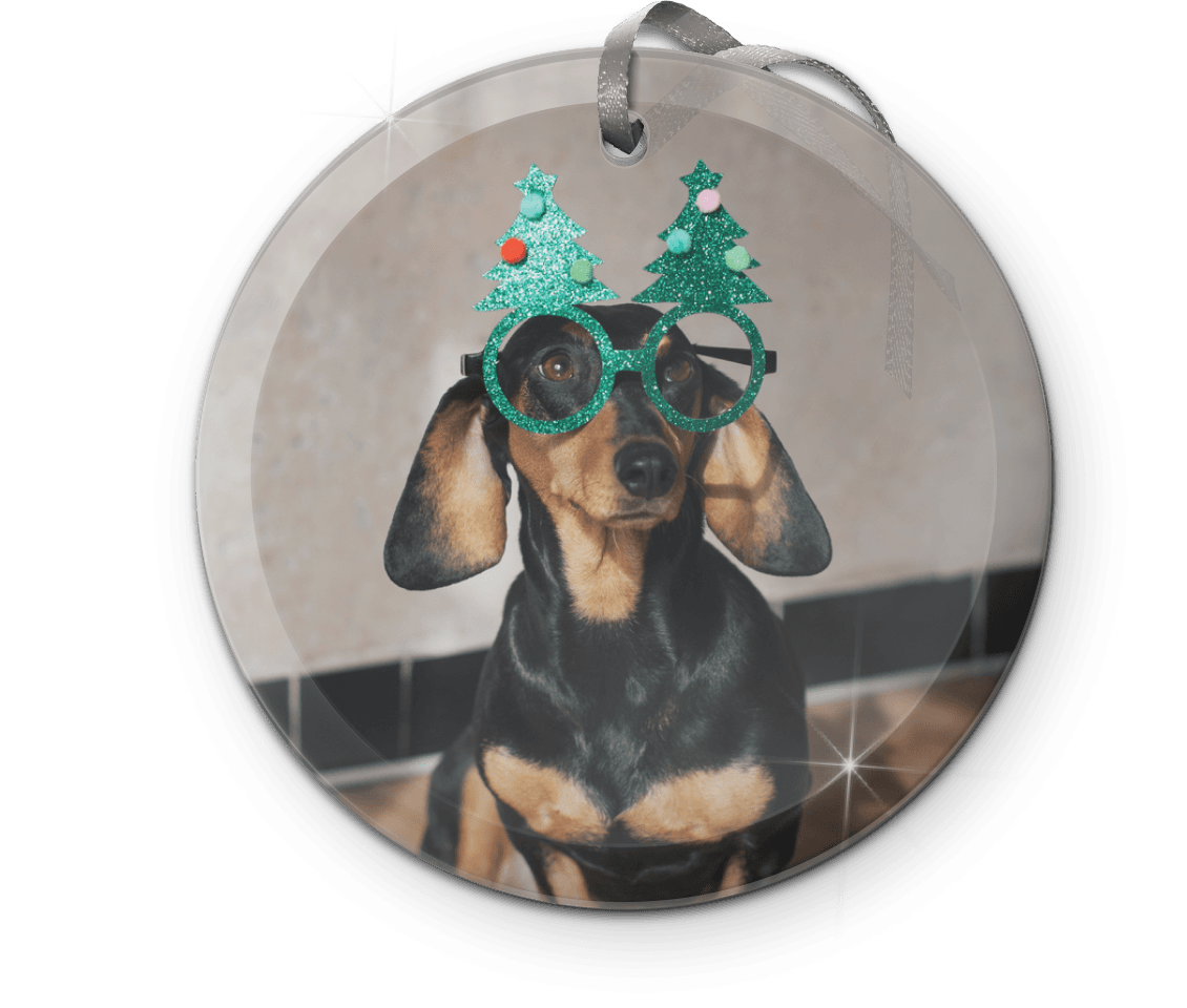 Gepersonaliseerde kerstornamenten | Fotodecoraties